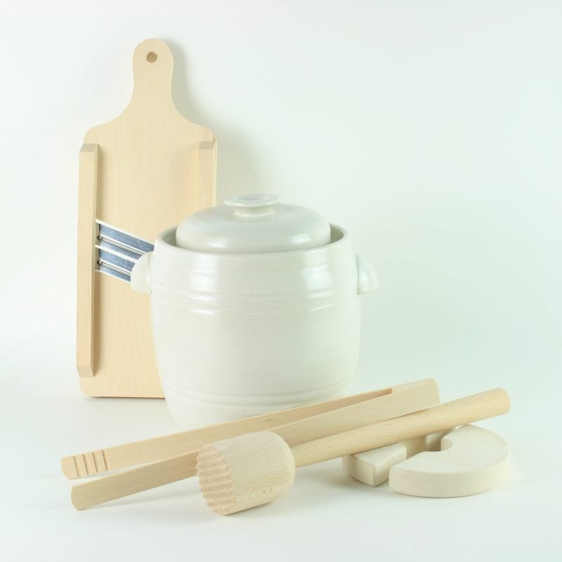 Kimchi Fermentation Crock Kits with Tools - The Last Preserve