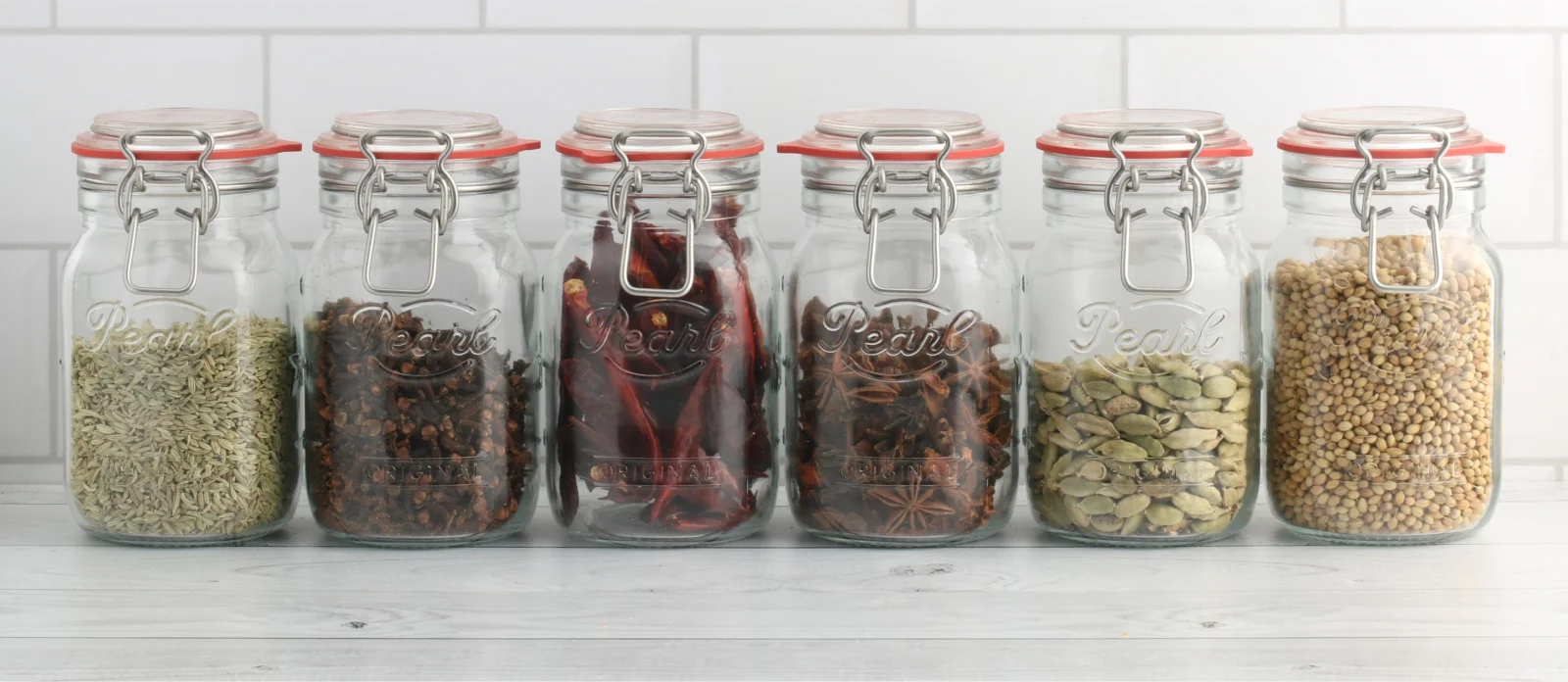 Pearl Jars | Preserve & Canning Jars with Fully Reusable lids