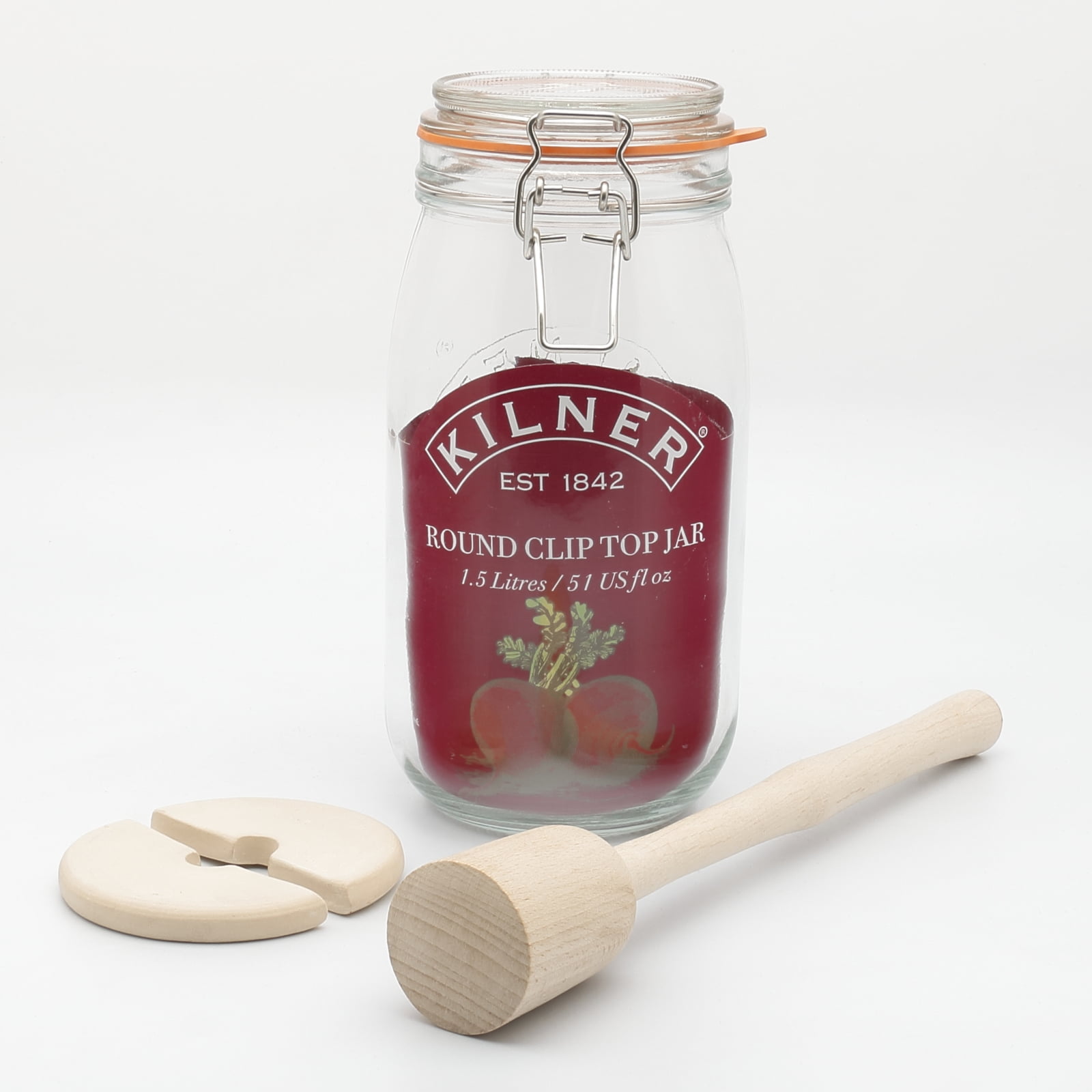 Fermentation Jars with Stones & Wooden Tools | The Last Preserve UK